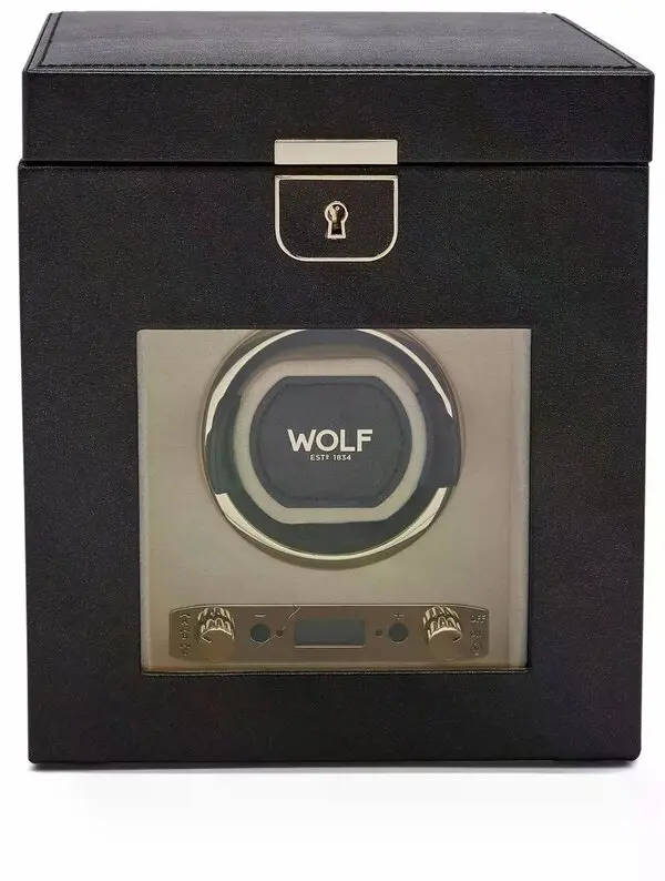 Wolf Palermo Single Watch Winder - Black