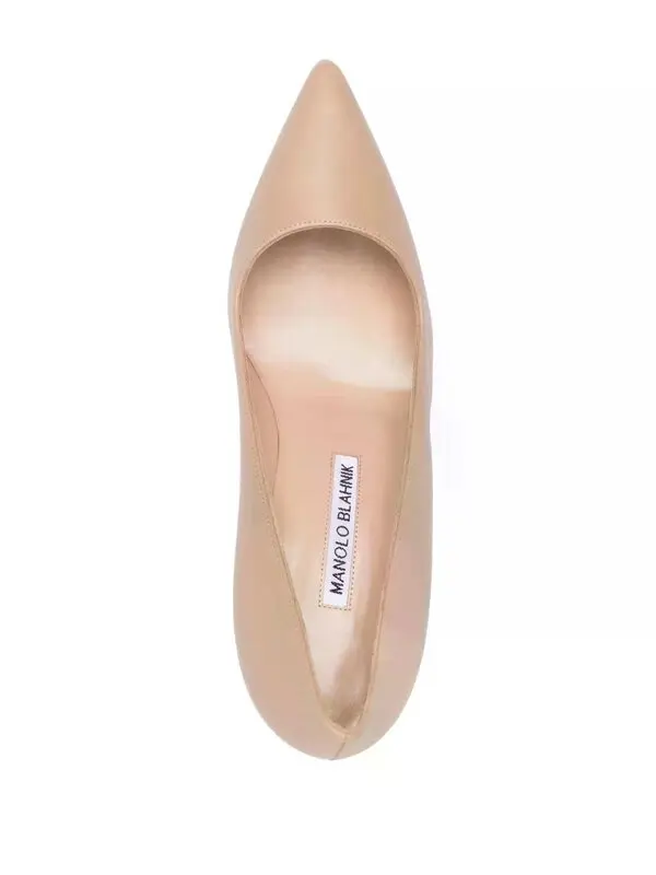 Manolo Blahnik Tora 70mm Leather Pumps