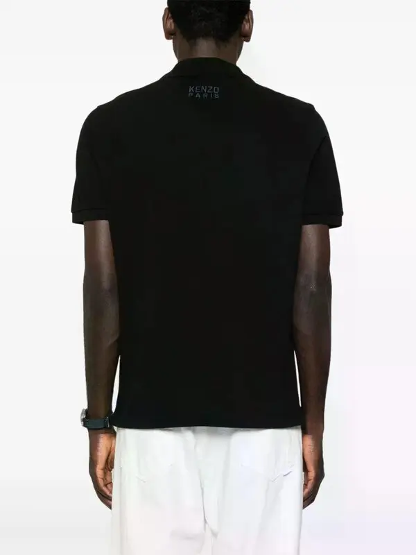 Kenzo Happy Tiger Polo Shirt - Black