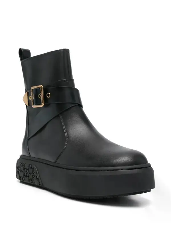 Pinko Leather Ankle Boots