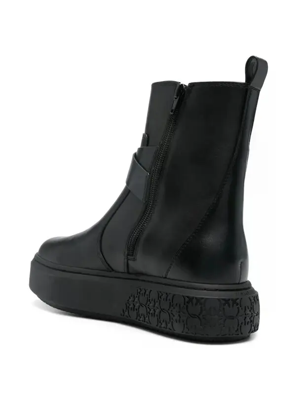 Pinko Leather Ankle Boots