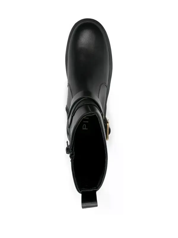 Pinko Leather Ankle Boots