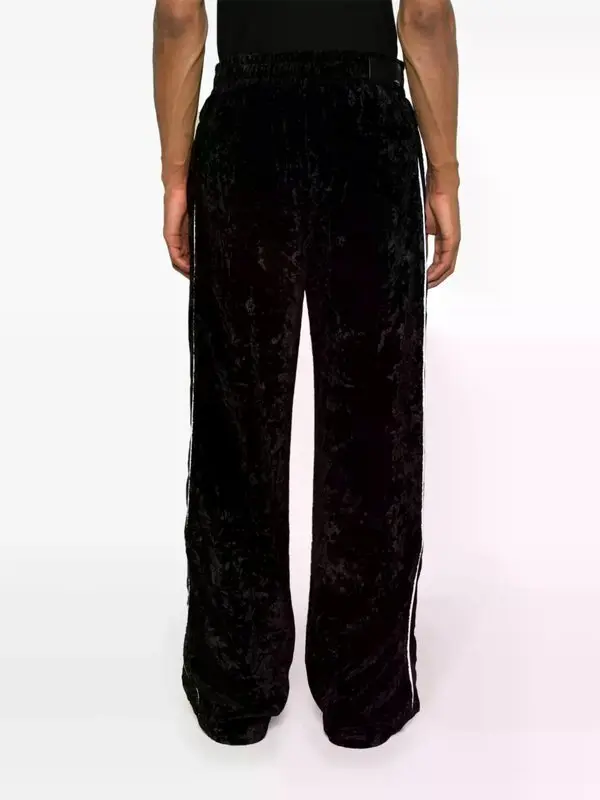 Amiri Crushed Velvet Track Pants