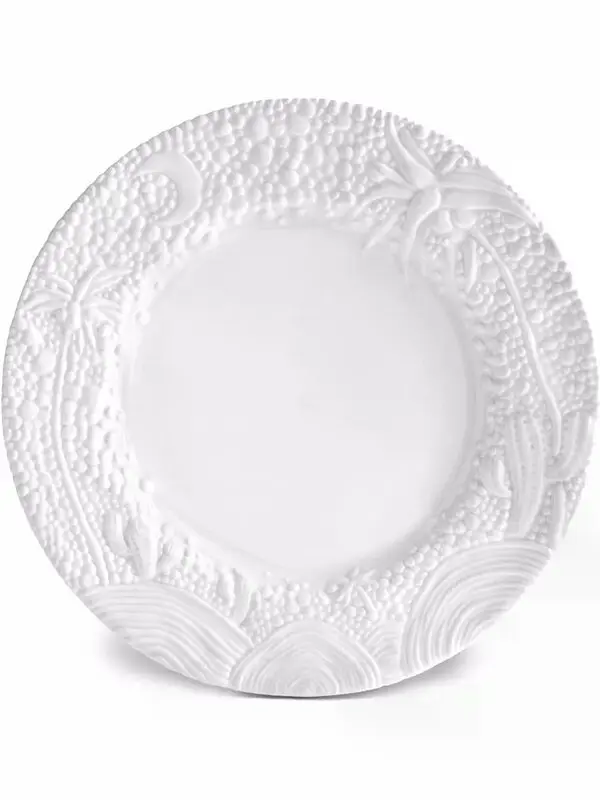 L'Objet Haas Mojave Desert Charger Plate - White