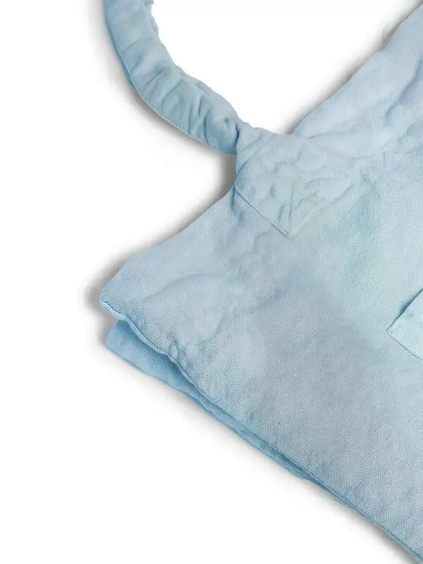 ONCE MILANO Linen Tote Bag - Blue