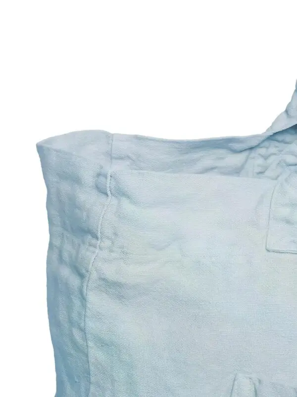 ONCE MILANO Linen Tote Bag - Blue