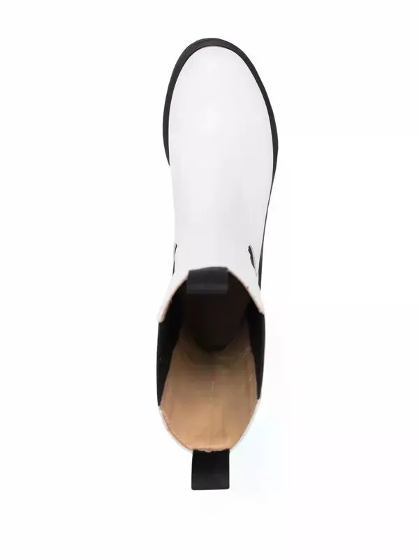 SCAROSSO Naomi Leather Mid-calf Boots