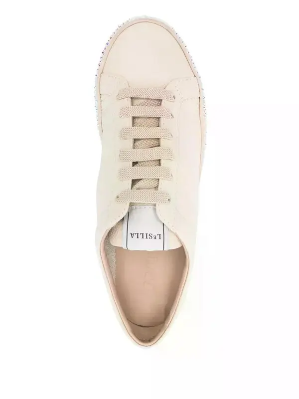 LE SILLA Crystal-embellished Sneakers