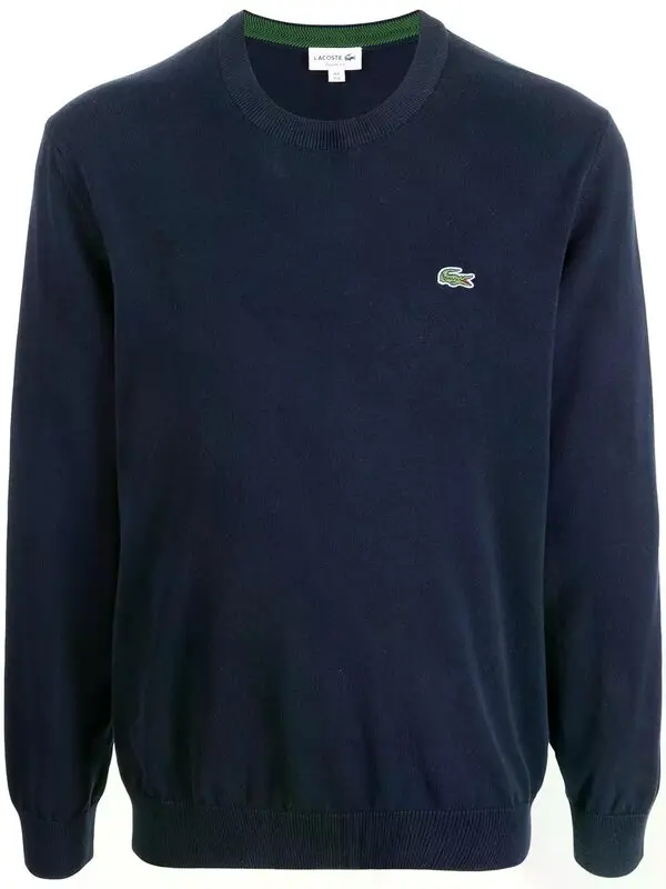 Lacoste Logo Embroidery Sweatshirt - Blue