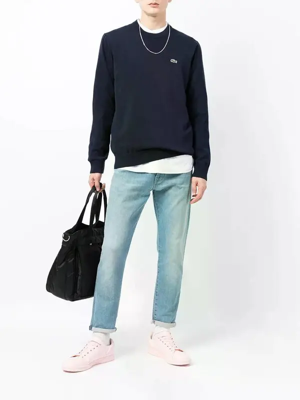 Lacoste Logo Embroidery Sweatshirt - Blue