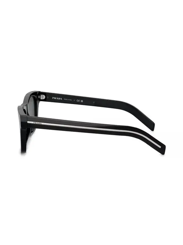Prada Rectangle Frame Sunglasses - Black