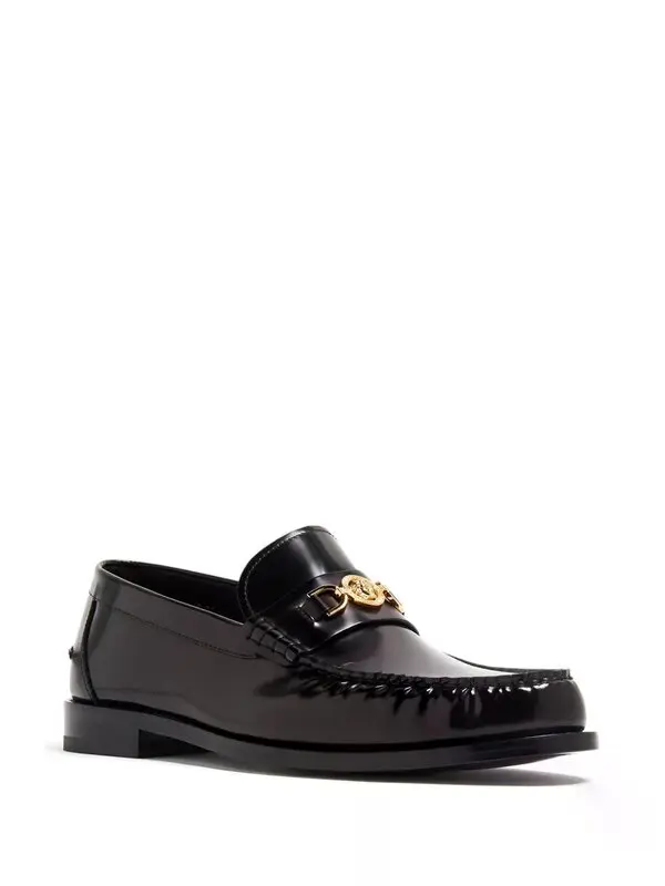 Versace Medusa '95 Leather Loafers - Black