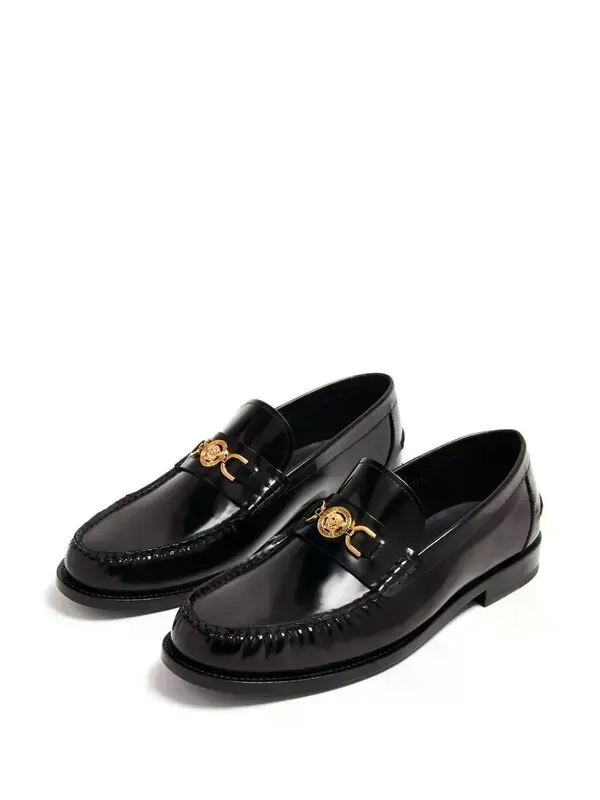 Versace Medusa '95 Leather Loafers - Black