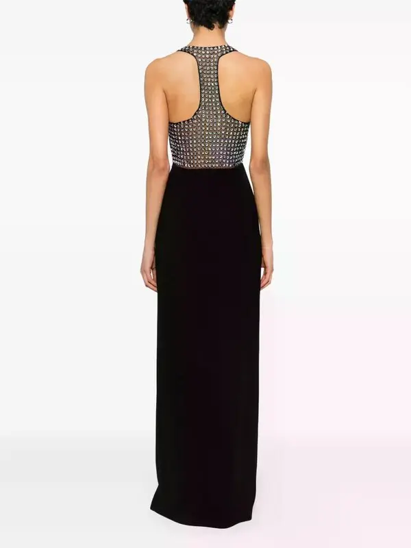 Max Mara Sequin-embellished Maxi Dress - Black