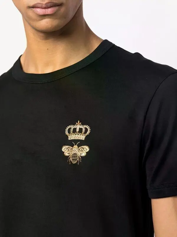 Dolce & Gabbana Motif-detail T-shirt - Black