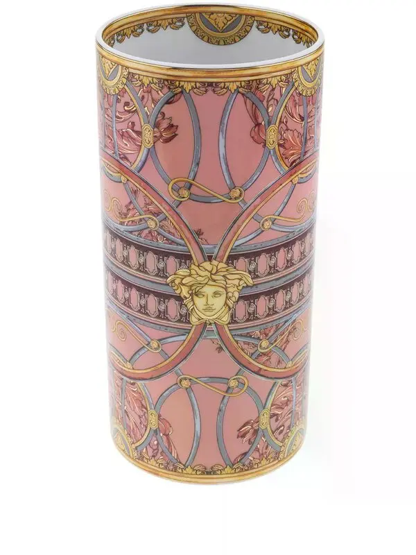Versace Scala Del Palazzo Vase - Pink