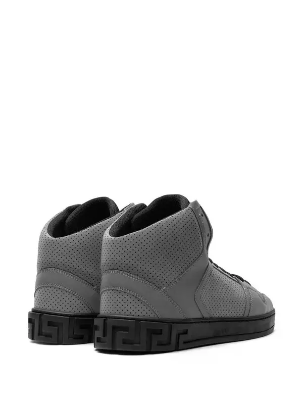 Versace Greca Embossed High-top Sneakers