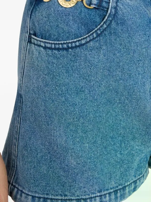 PATOU Denim Mini Shorts