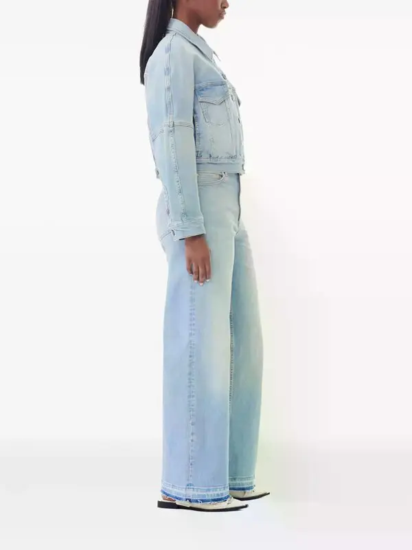 GANNI Cropped Denim Jacket