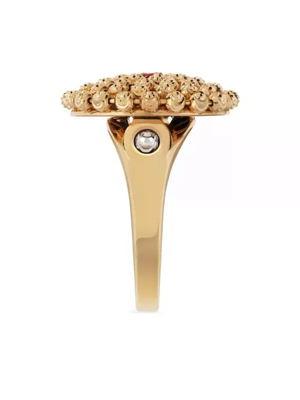 OFFICINA BERNARDI 18kt Yellow Mimosa Ruby Ring - Gold