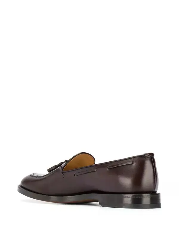 SCAROSSO William Tassel Loafers - Brown