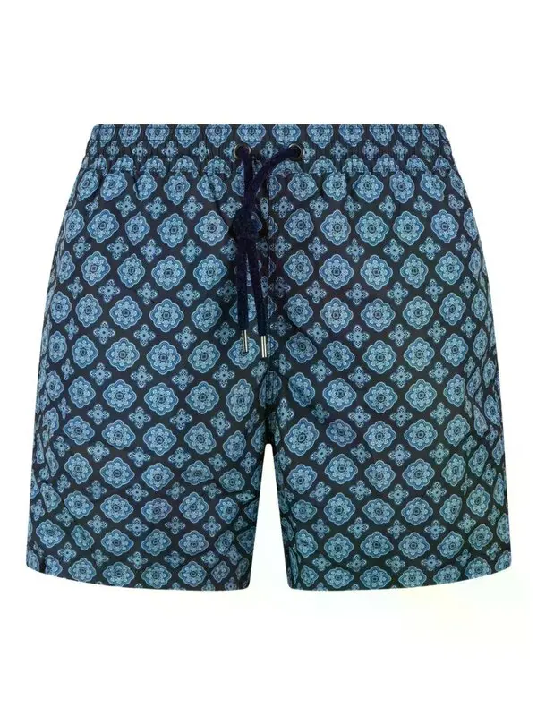 FOUR FASHIONED FRIENDS Printed Swim Shorts