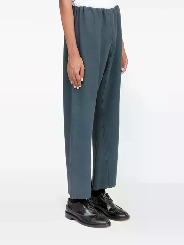 MAISON MARGIELA Wide-leg Cotton Track Pants - Blue