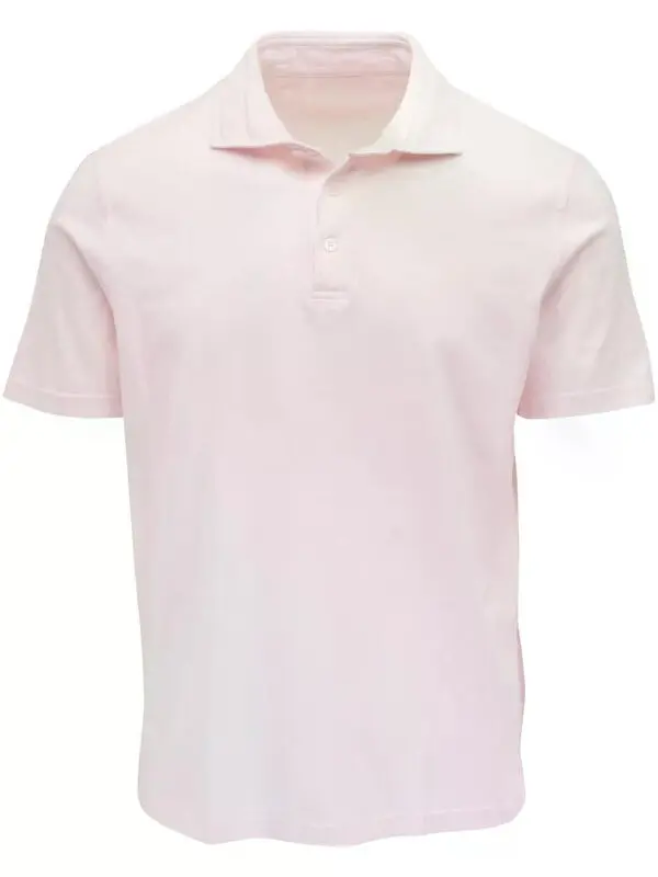 Fedeli Jersey Polo Shirt - Pink