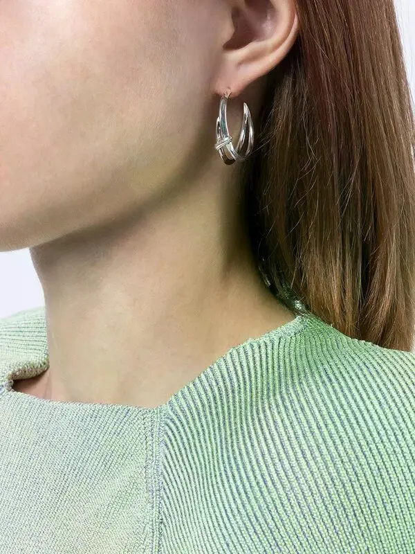 SHAUN LEANE Double Looped Hoop Earrings