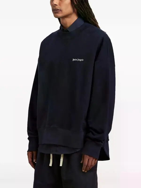 Palm Angels Logo-print Cotton Sweatshirt