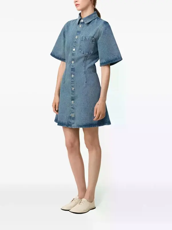 AMI Paris Short-sleeved Shirt Dress
