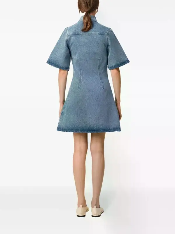 AMI Paris Short-sleeved Shirt Dress