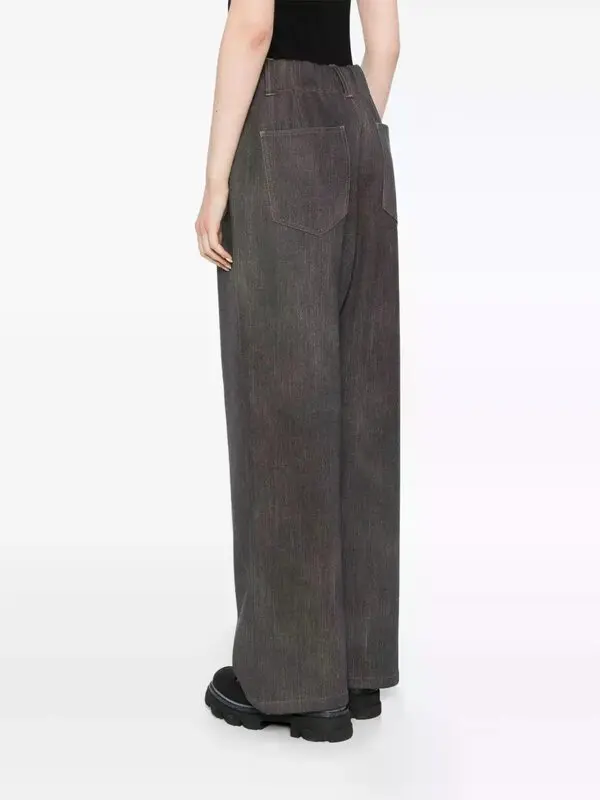 Goen.j Wide-leg Denim Pants - Black