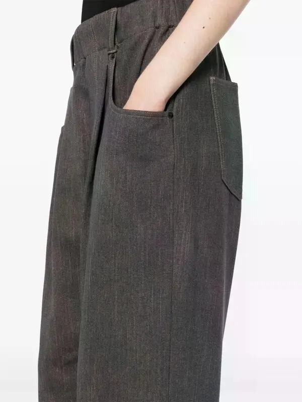 Goen.j Wide-leg Denim Pants - Black