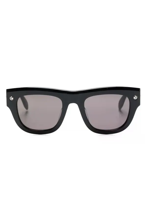 Alexander McQueen Square-frame Sunglasses - Black