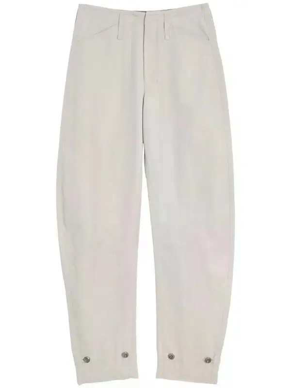 LEMAIRE Fluid Tapered Trousers - Neutrals