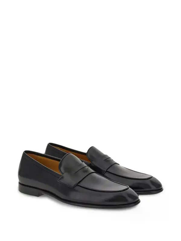 FERRAGAMO Penny-slot Leather Loafers