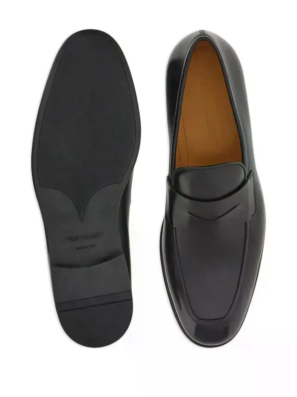 FERRAGAMO Penny-slot Leather Loafers