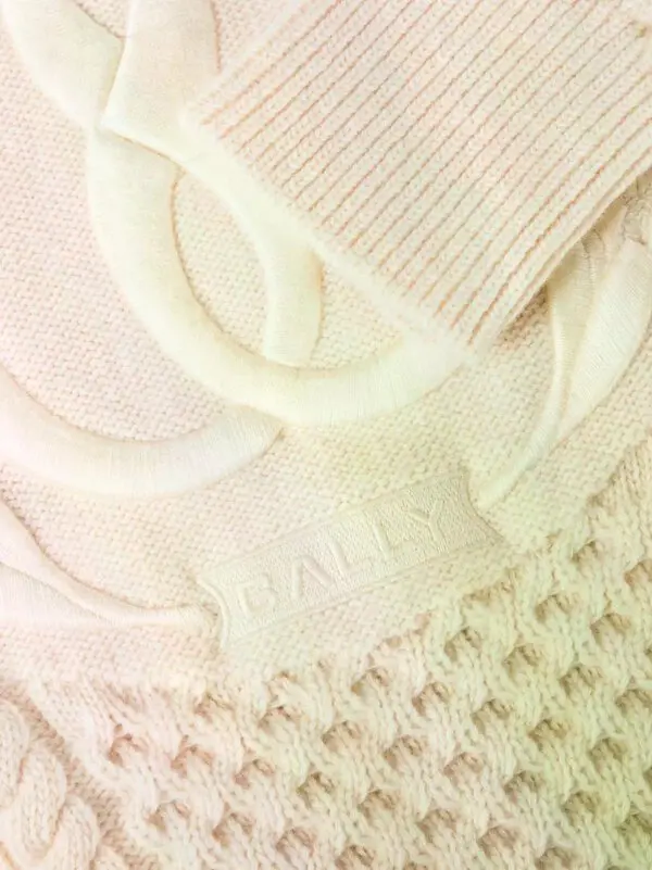 Bally Intarsia-knit Logo Wool Jumper