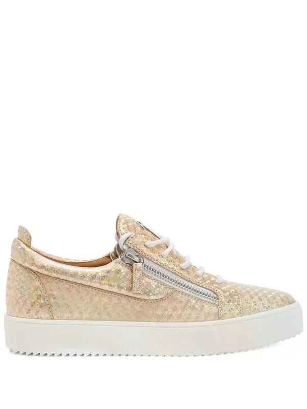 GIUSEPPE ZANOTTI Frankie Kaleido Low-top Sneakers - Neutrals