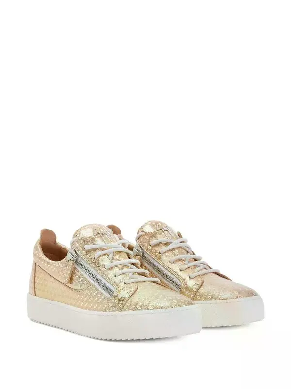 GIUSEPPE ZANOTTI Frankie Kaleido Low-top Sneakers - Neutrals