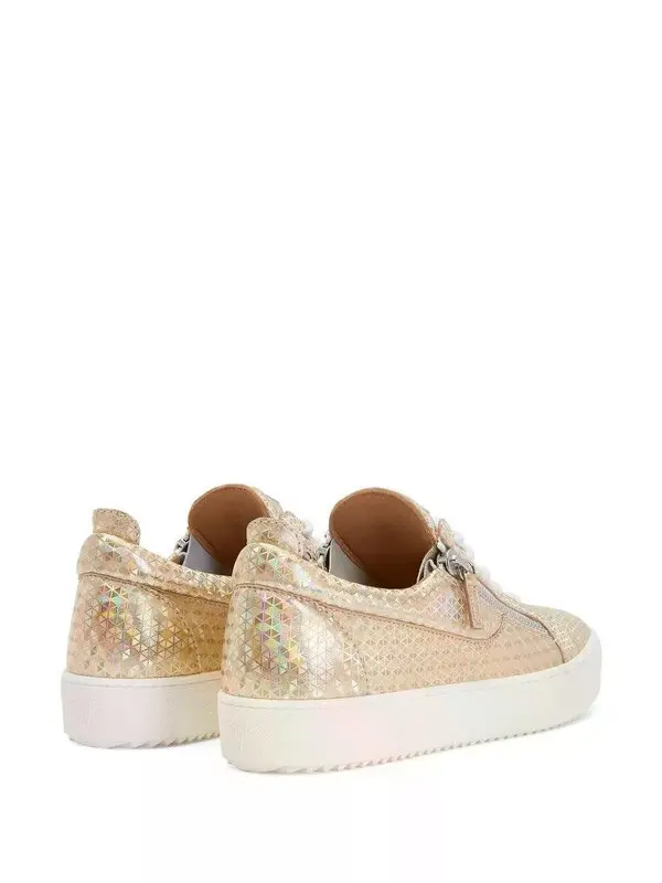 GIUSEPPE ZANOTTI Frankie Kaleido Low-top Sneakers - Neutrals