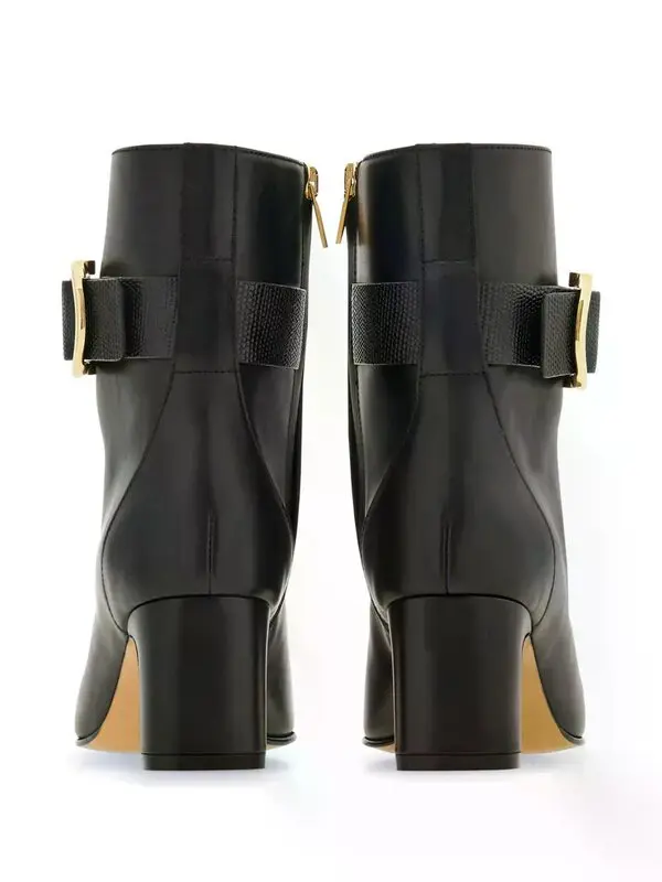 FERRAGAMO Gancini-ornament Ankle Boots