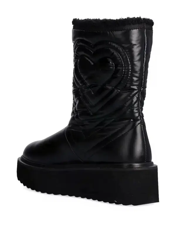 Moschino Quilted Platform Boots