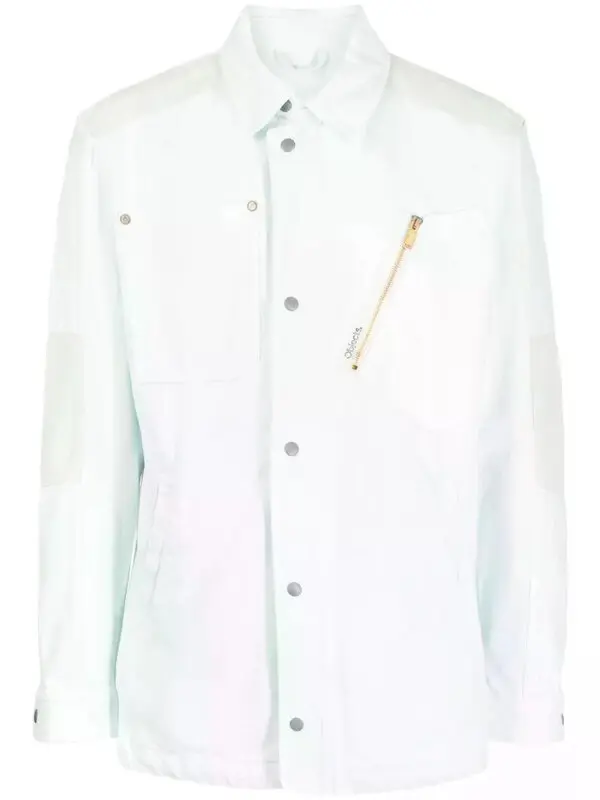 OBJECTS IV LIFE Multi-pocket Shirt Jacket - Blue