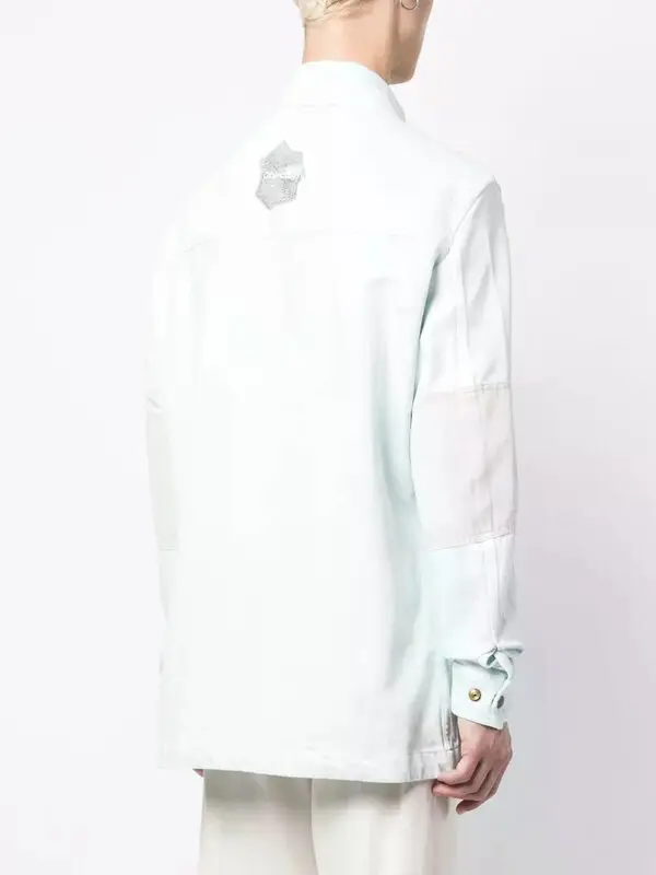 OBJECTS IV LIFE Multi-pocket Shirt Jacket - Blue