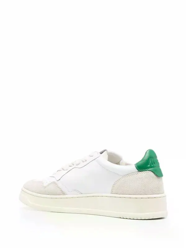 AUTRY Medalist Panelled Leather Sneakers - White