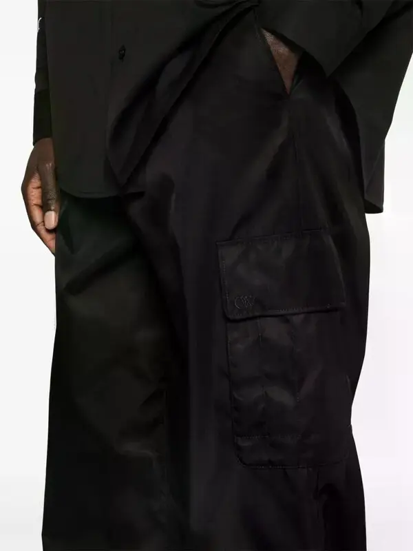 Off-White Wide-leg Cargo Trousers