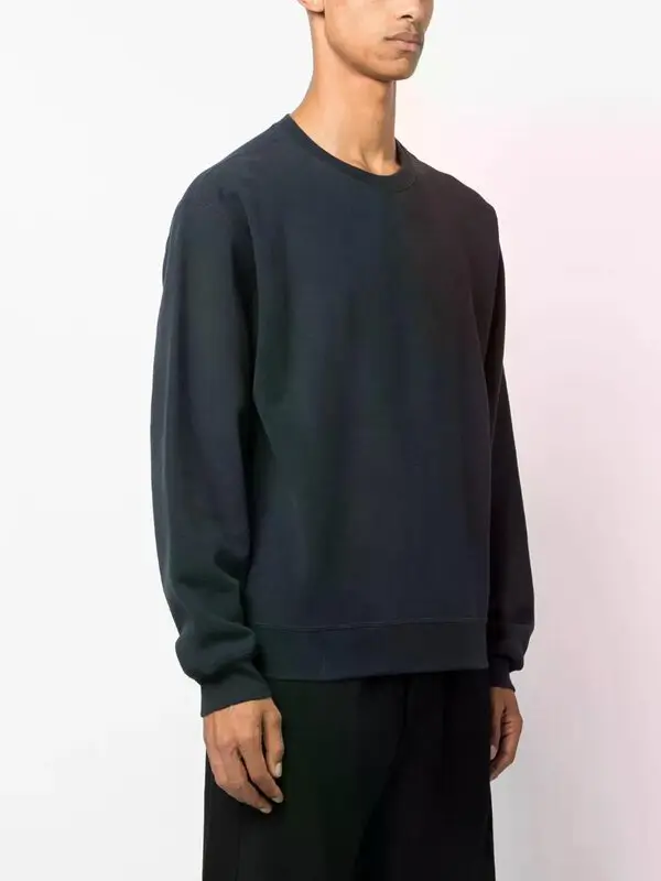 Saint Laurent Logo-embroidered Jersey-fleece Sweatshirt