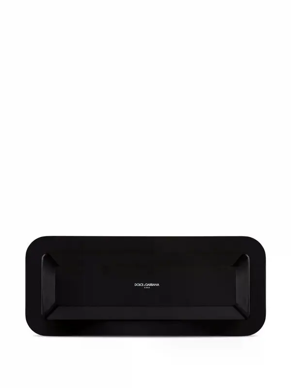 Dolce & Gabbana Small Leopard-print Wood Tray